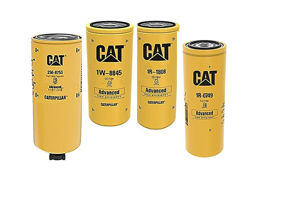 Caterpillar, Cat C-12 Filter Kit (Not Plastic Bowl) Oil Filter X2 ...